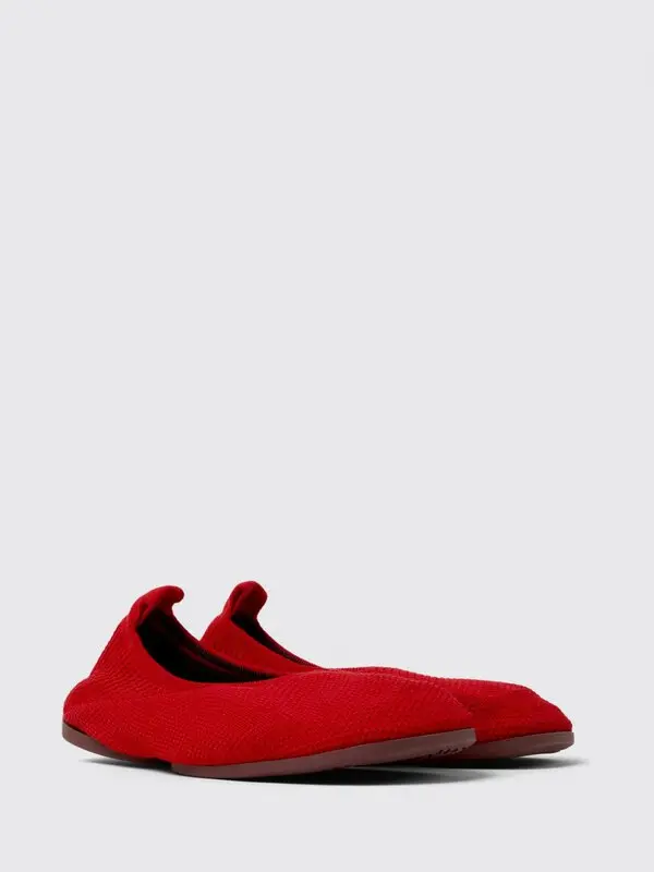 Camper Right Niko Ballet Flats In Recycled Fabric With An Elasticated Heel