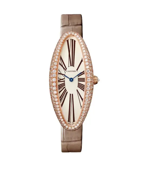 Cartier Baignoire Allongée Watch - Grey