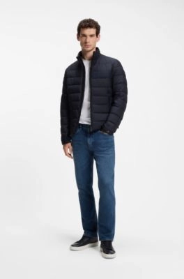 BOSS Classic Padded Jacket With A Zipper Closure