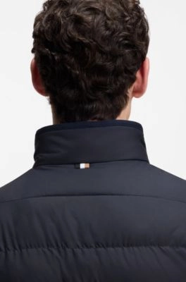 BOSS Classic Padded Jacket With A Zipper Closure