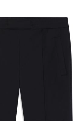 BOSS Straight-fit Pants With Drawstring Waist