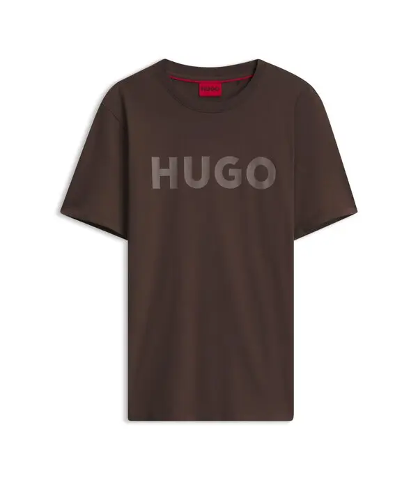 Hugo Logo-print T-shirt In Cotton Jersey