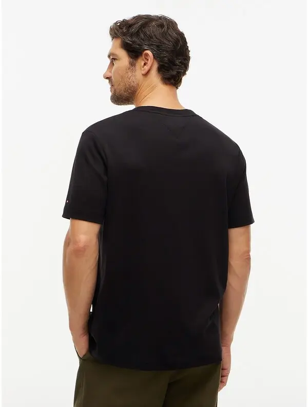 Tommy Hilfiger Crest Patch Smooth Cotton Pocket T-shirt
