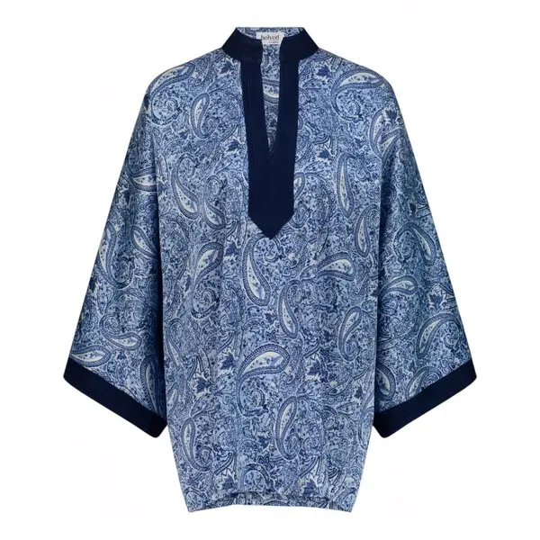 BELYED HANDCRAFT Micheline Crepe Silk Tunic