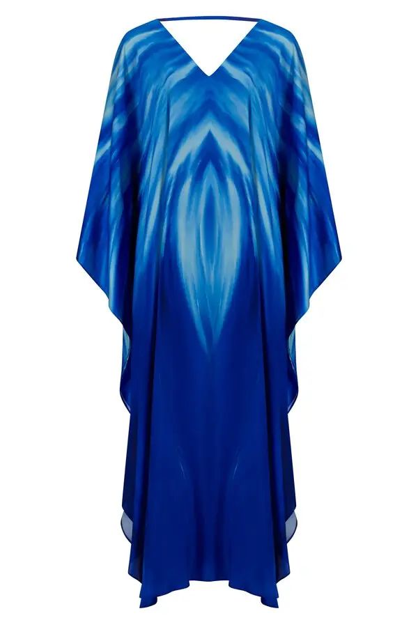 BELYED HANDCRAFT Siren – Silk Printed Kaftan Belyed