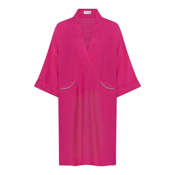 BELYED HANDCRAFT Bonbon Linen Tunic