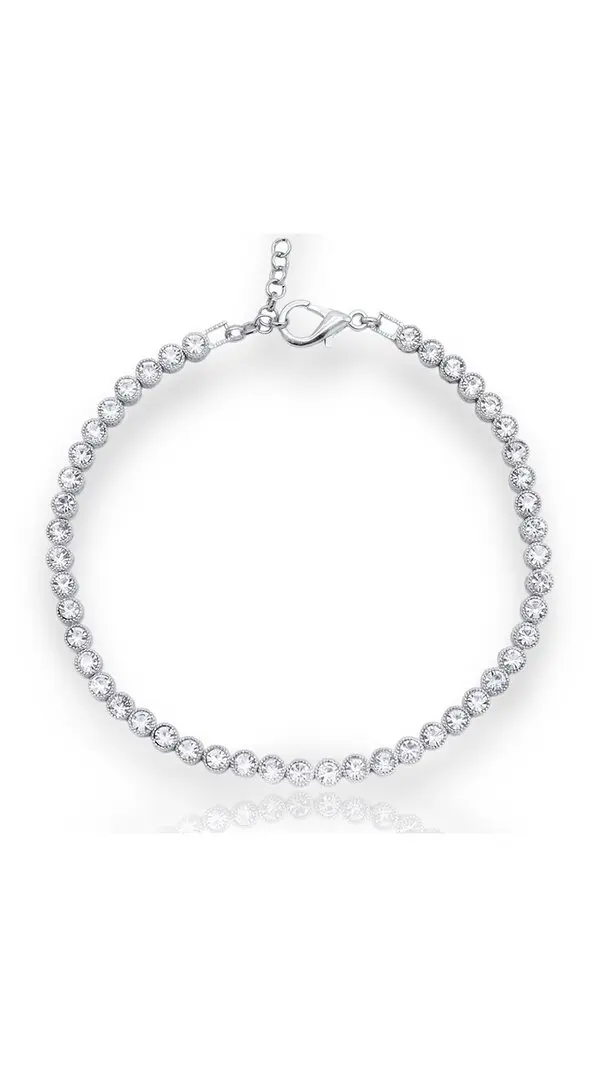 BAYEMEYC Jew Tennis Necklace