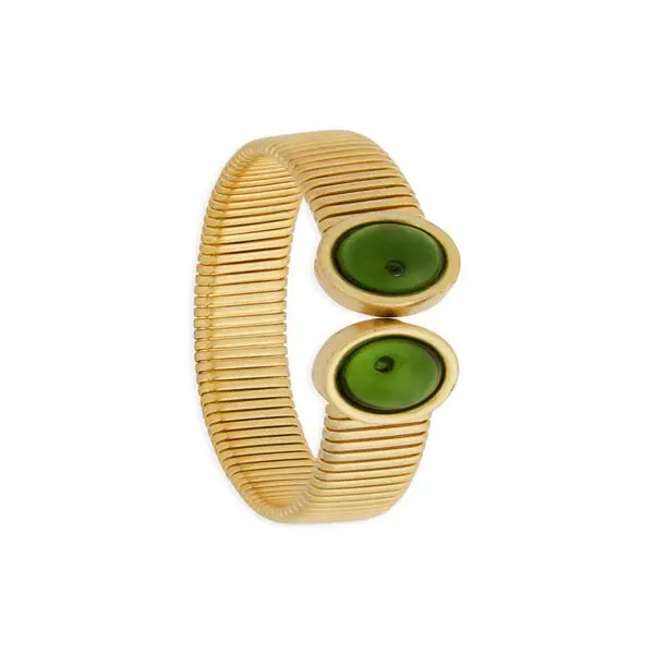 Saachi Stone Duo Cuff Bracelet