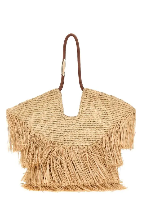 Zimmermann Raffia Medium Goldentime Shopping Bag