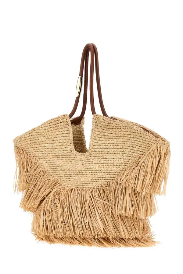 Zimmermann Raffia Medium Goldentime Shopping Bag