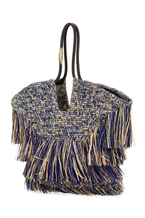 Zimmermann Raffia Medium Goldentime Shopping Bag