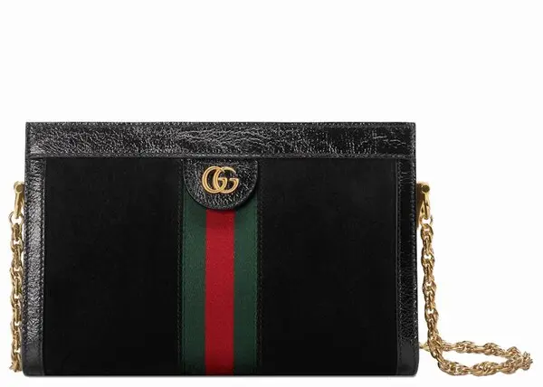 Gucci Ophidia Shoulder Bag Suede Small