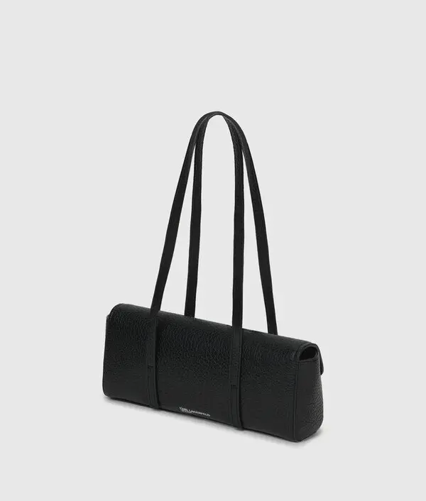 KL JEANS K Logo Elongated Shoulder Bag - Black