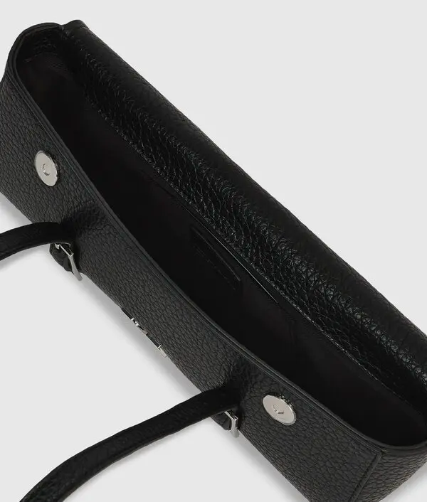KL JEANS K Logo Elongated Shoulder Bag - Black
