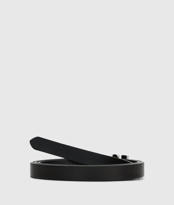 KL JEANS Logo Leather Belt