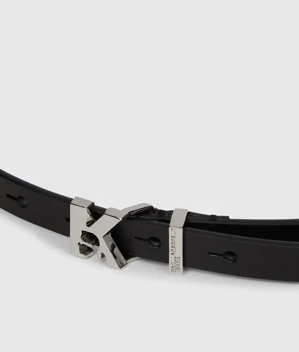 KL JEANS Logo Leather Belt