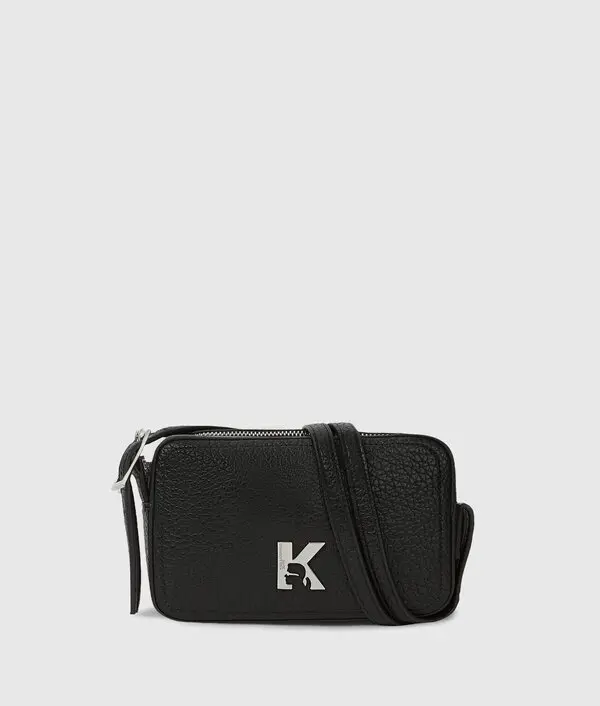 KL JEANS K Logo Camera Bag - Black