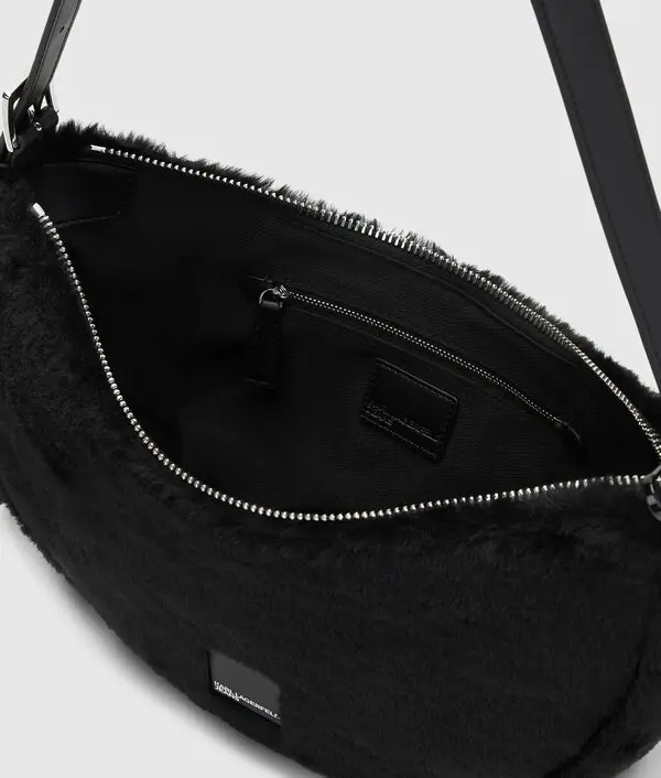 KL JEANS Box Logo Furry Slingbag