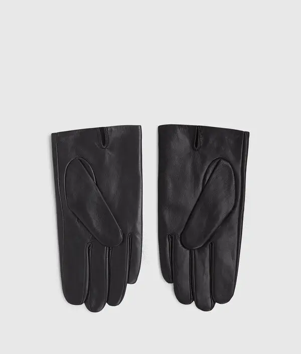 Karl Lagerfeld K Logo Leather Gloves
