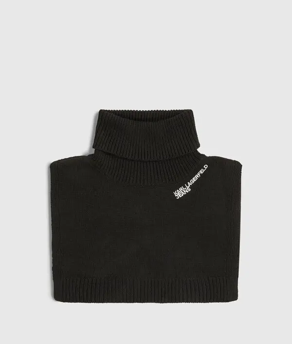 Karl Lagerfeld Logo Bib Scarf - Black