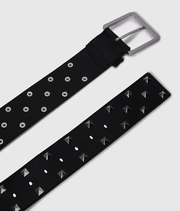 KL JEANS Studded Leather Belt