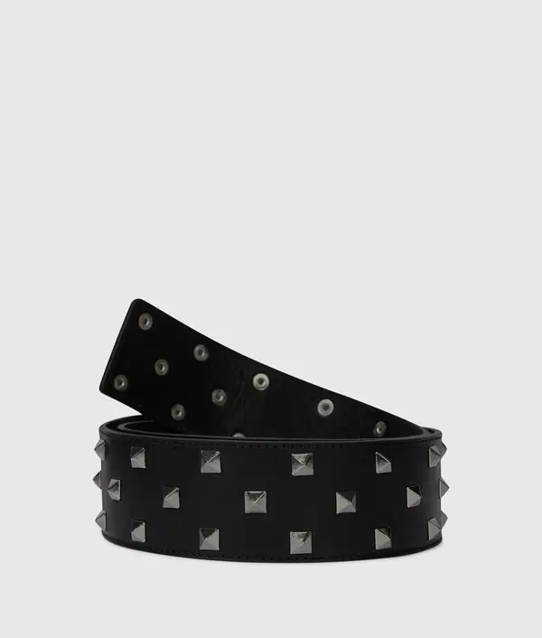 KL JEANS Studded Leather Belt