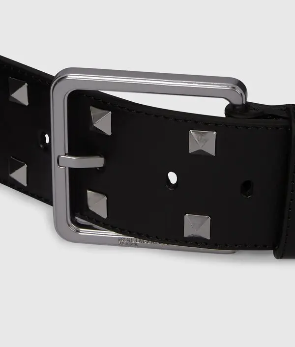 KL JEANS Studded Leather Belt