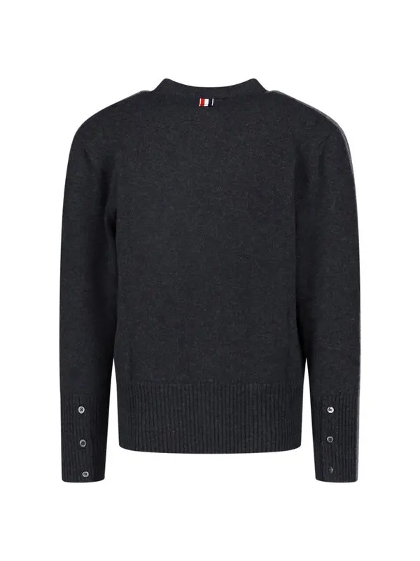 Thom Browne Virgin Wool Button Cardigan