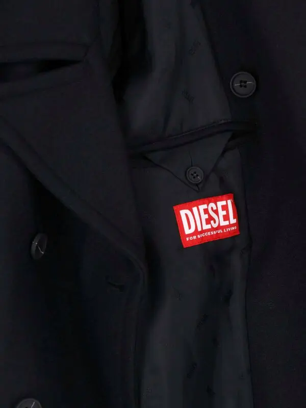 DIESEL® Wool Blend Peacoat
