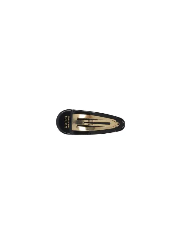 Gucci Gg Hair Clip - Black