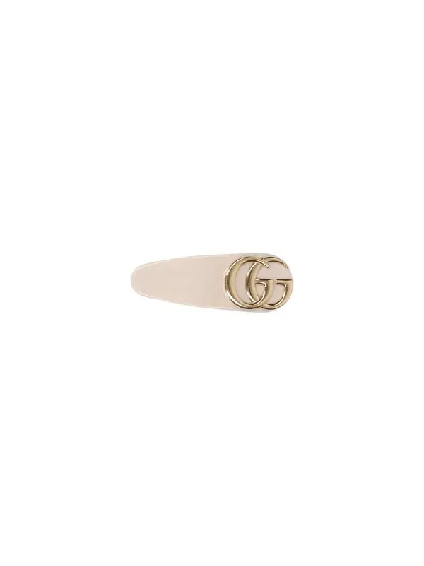 Gucci Gg Hair Clip - White