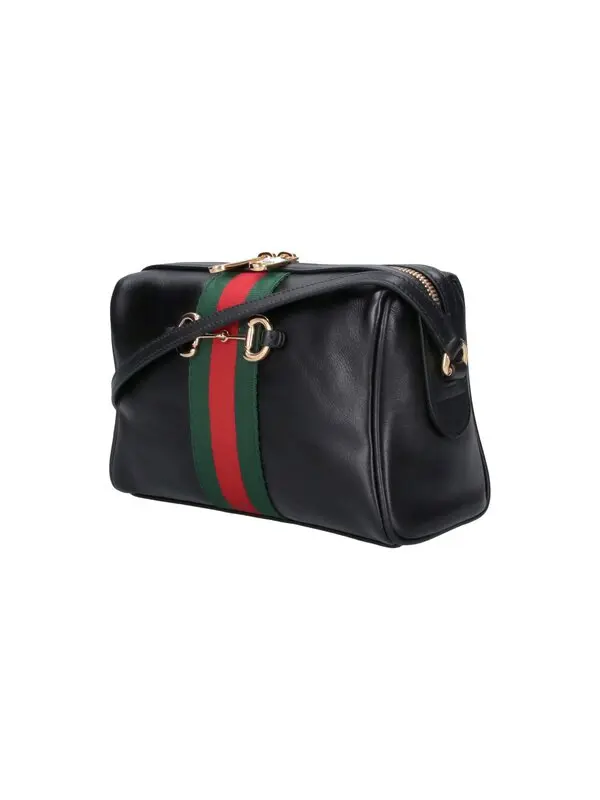Gucci Horsebit Web Shoulder Bag