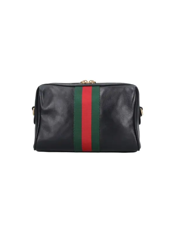 Gucci Horsebit Web Shoulder Bag