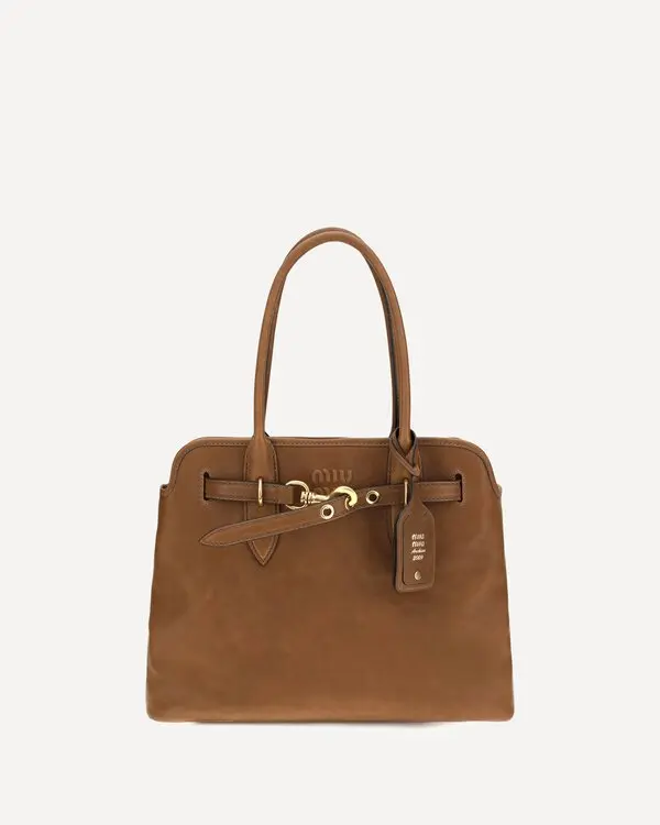 Miu Miu Leather Aventure Shoulder Bag
