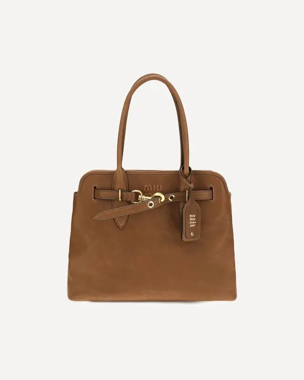 Miu Miu Leather Aventure Shoulder Bag