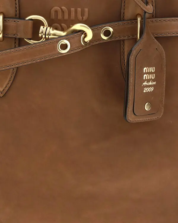Miu Miu Leather Aventure Shoulder Bag