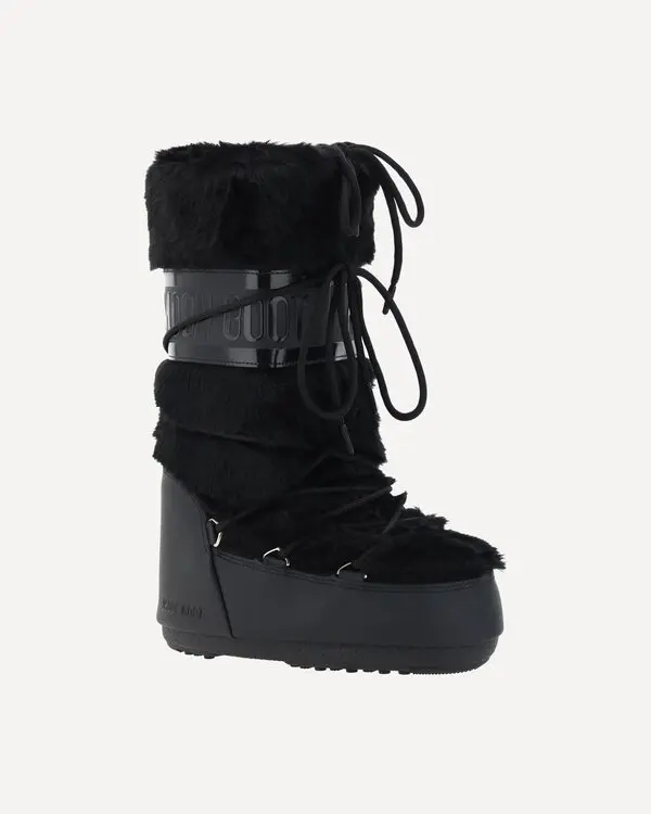 Moon Boot Icon Faux Fur Boots