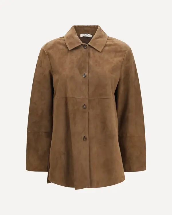 'S MAXMARA Gocce Suede Jacket