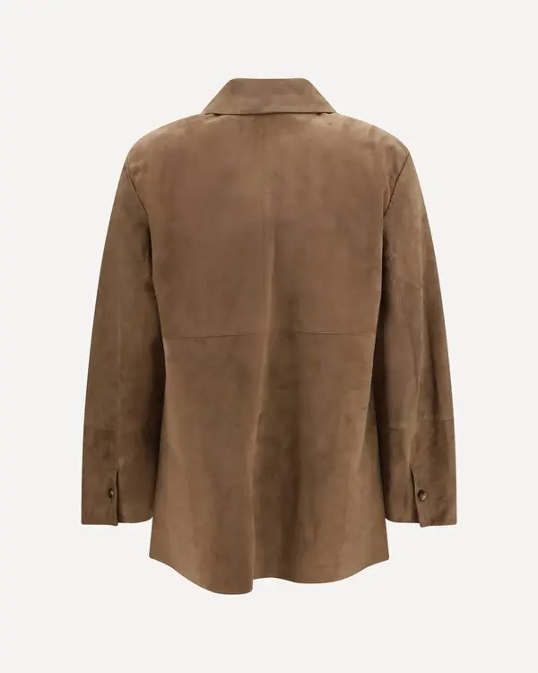 'S MAXMARA Gocce Suede Jacket