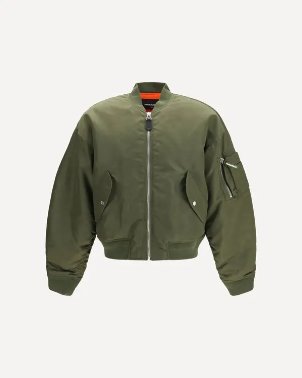 Dsquared2 80s Nylon Bomber Jacket
