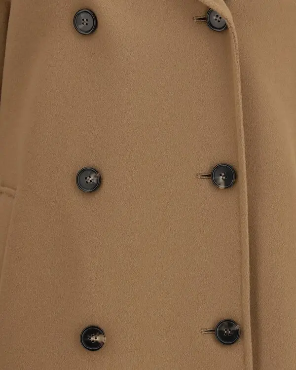 'S MAXMARA S Maxmara Magnolia Double-breasted Virgin Wool Coat