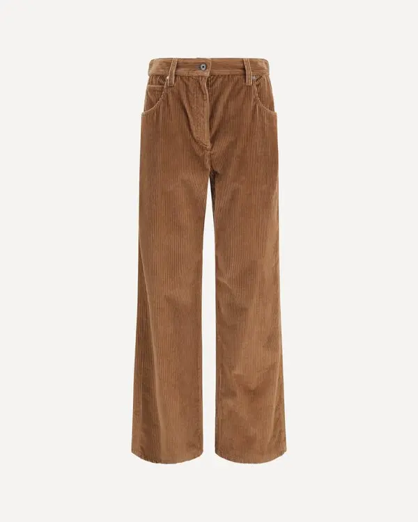 Brunello Cucinelli Straight Velvet Pants