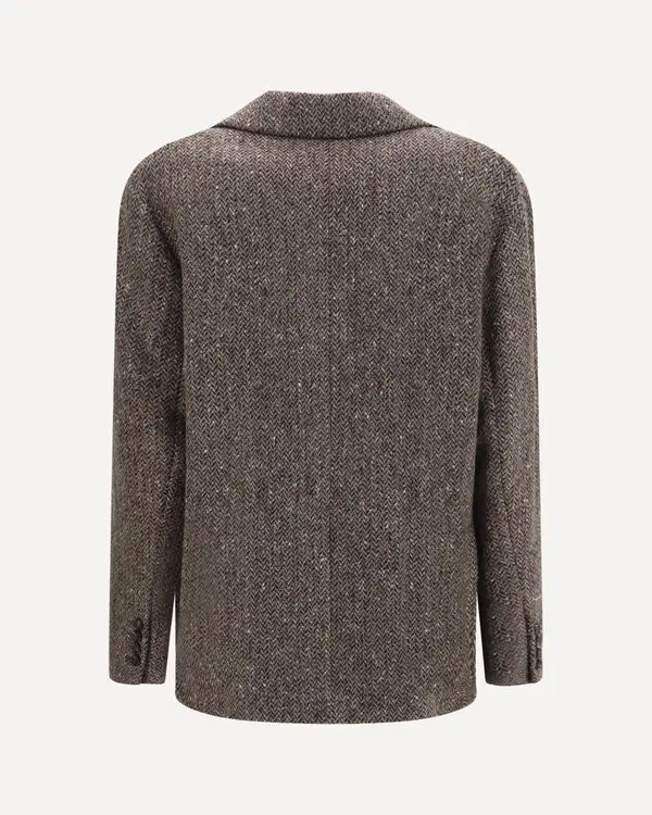 Brunello Cucinelli Single-breasted Virgin Wool Blend Jacket