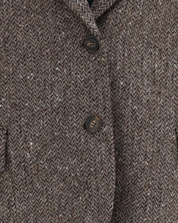 Brunello Cucinelli Single-breasted Virgin Wool Blend Jacket
