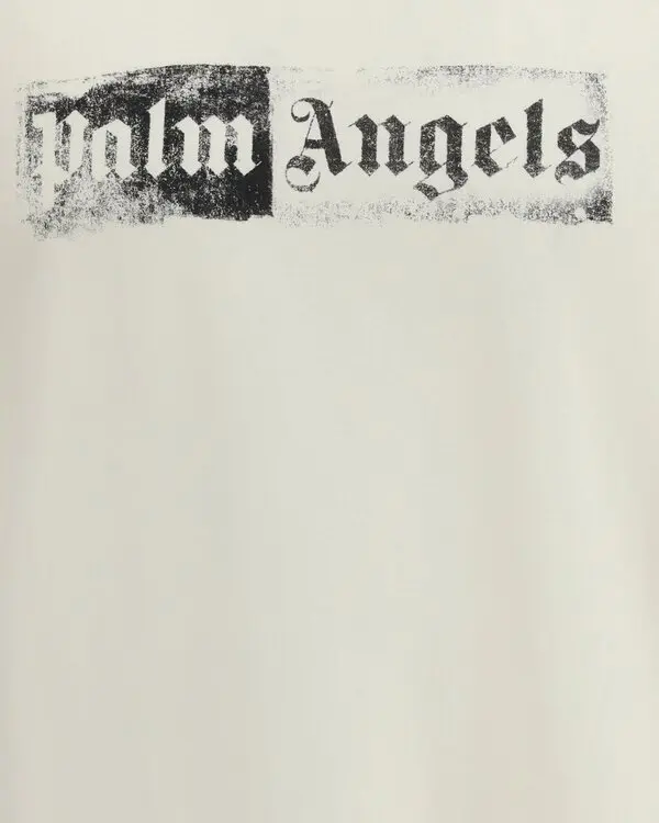 Palm Angels Stap T-shirt With Logo Ale
