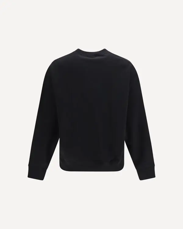 Palm Angels Cotton Crewneck Sweatshirt With Ogo Mae
