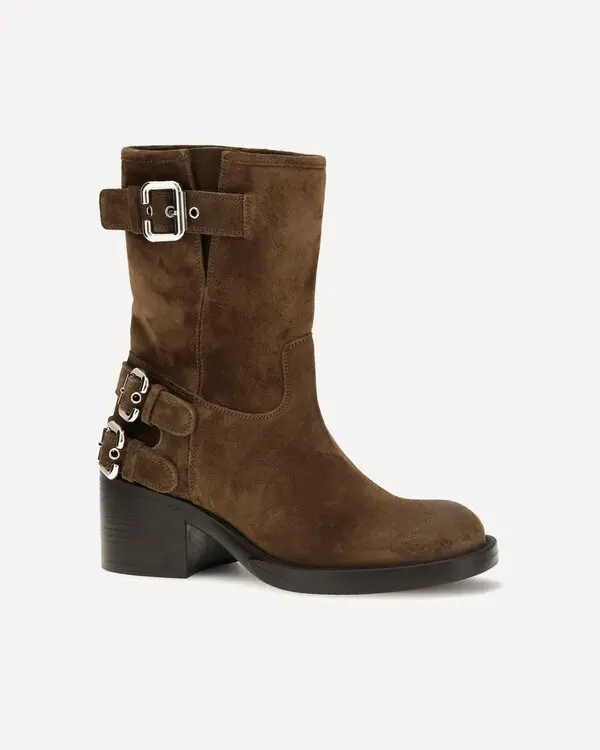 Chloé Suede Dakota Boots