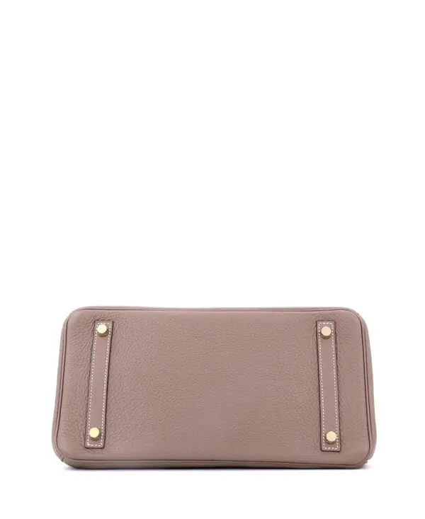 Hermès Birkin 30 Handbag Grey Togo With Gold Hardware