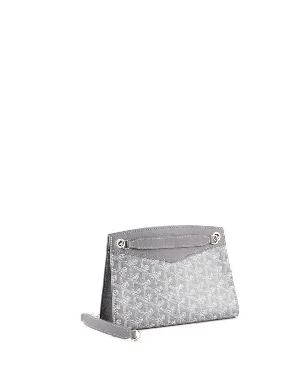 Goyard Structured Rouette Chain Shoulder Bag Coated Canvas