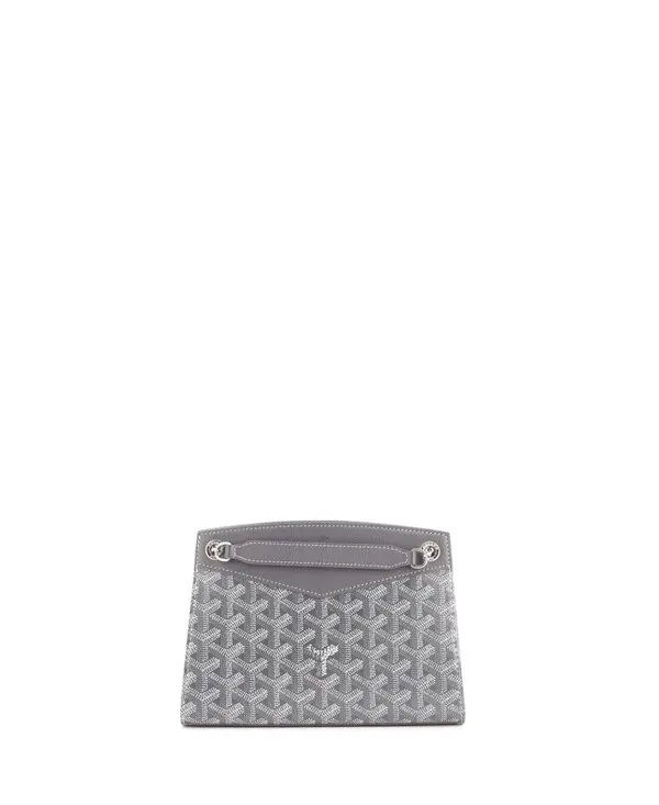 Goyard Structured Rouette Chain Shoulder Bag Coated Canvas
